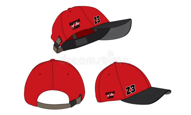 Fitted Hat Template Stock Illustrations – 207 Fitted Hat Template Stock ...
