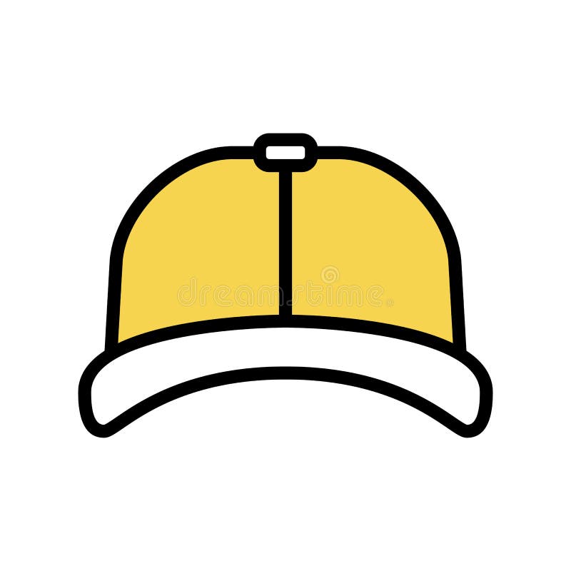 Cap Head Summer Accessory Color Icon Vector Illustration Stock Vector ...