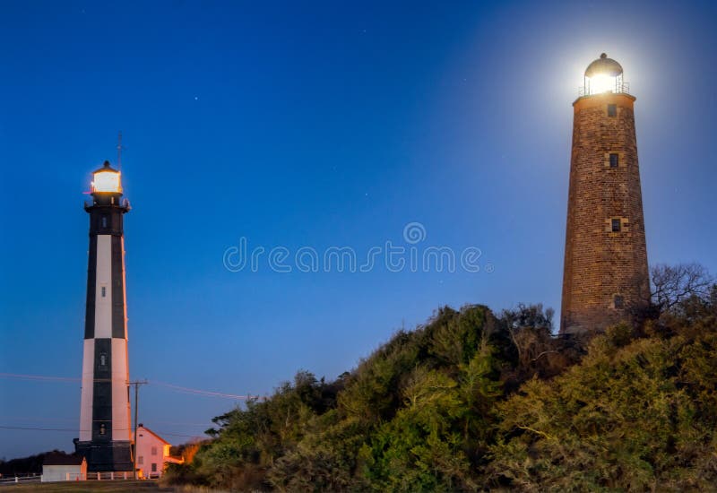 Nouveau Phare De Cape Henry à Virginia Beach, Virginie Image stock ...