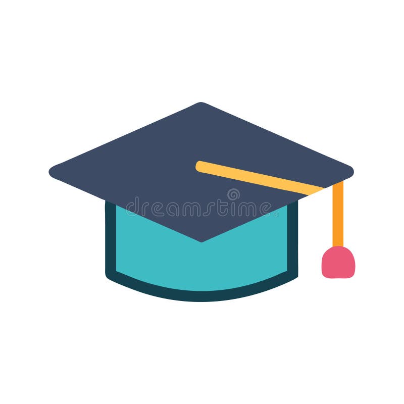 Cap Icon for Graduates stock vector. Illustration of education - 351936644