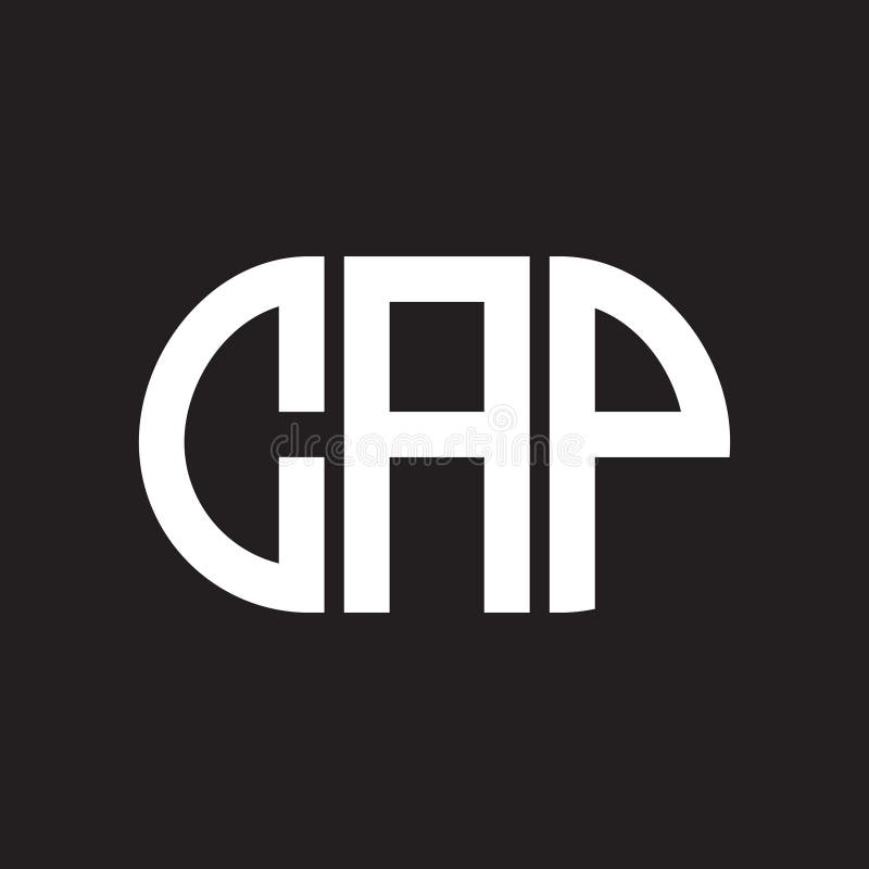 CAP Letter Logo Design on Black Background. CAP Creative Initials ...