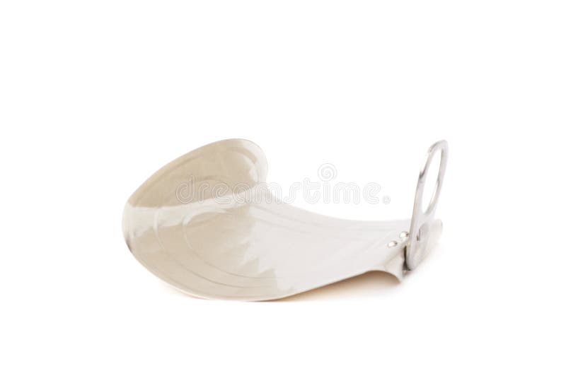 Cap of Metal Can Isolated Over White Background Stock Photo - Image of ...