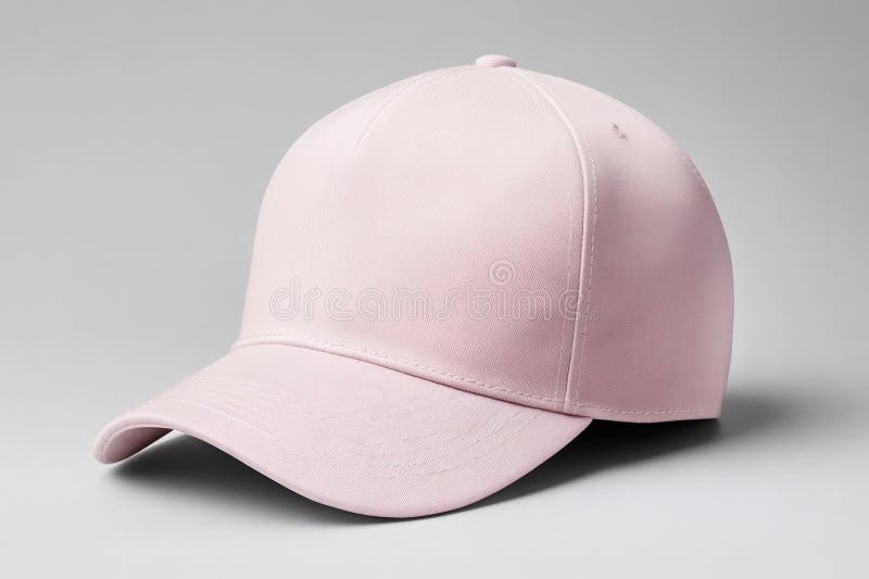 Cap Mockup, Angled Perspective, Studio Shot. Solid, Smooth, Fabric ...