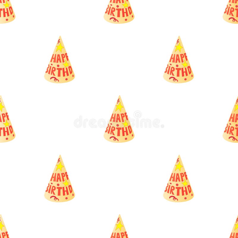 Cap Pattern Seamless Vector Stock Vector - Illustration of celebration ...