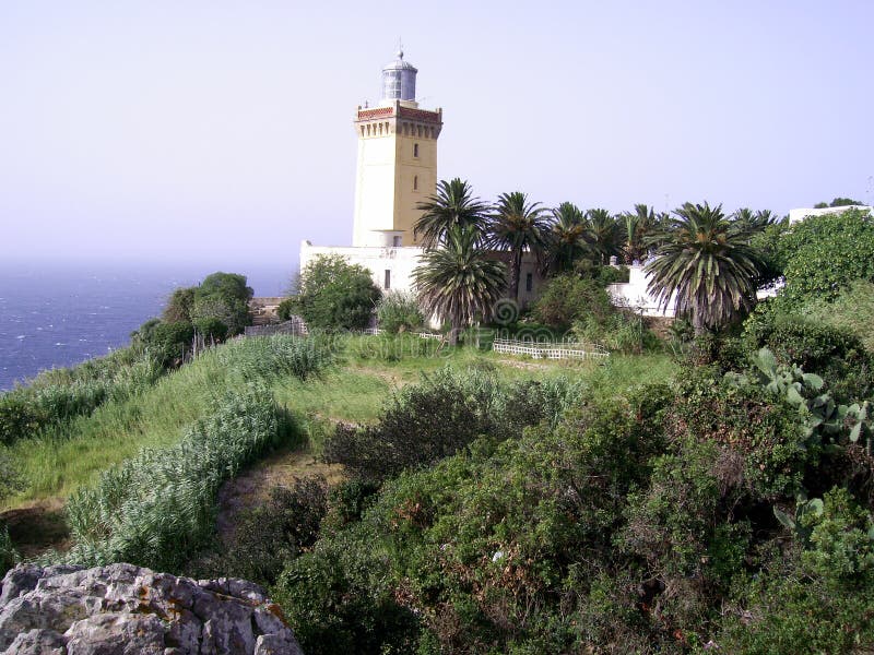 Cap Spartel, Tangier (Morocco) Stock Image - Image of spartel, sunny ...