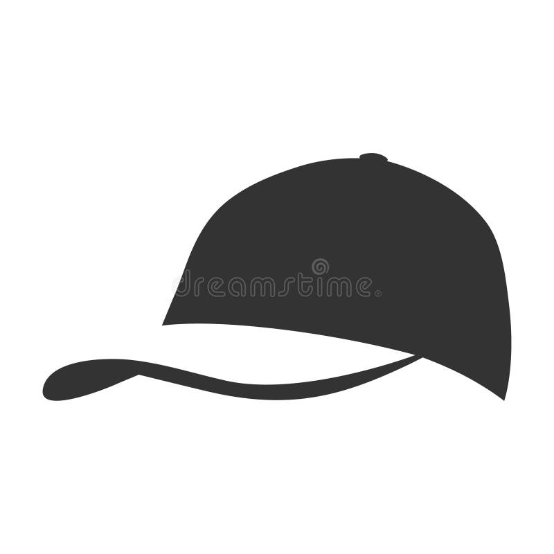 Cap Symbol on White Backdrop. Design Element Stock Vector ...