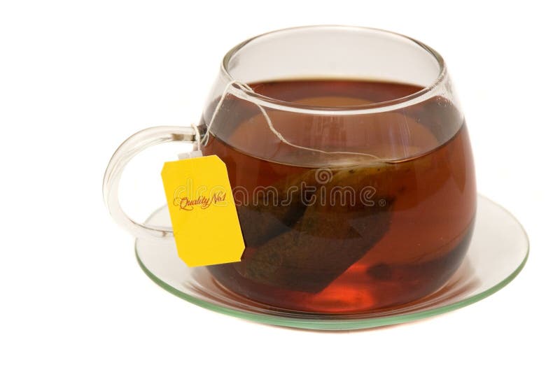 A cap of tea stock image. Image of teacup, drink, writing - 5878827