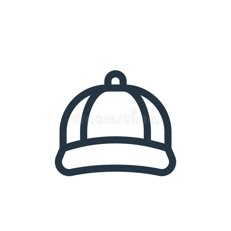Cap Vector Icon. Cap Editable Stroke. Cap Linear Symbol for Use on Web ...