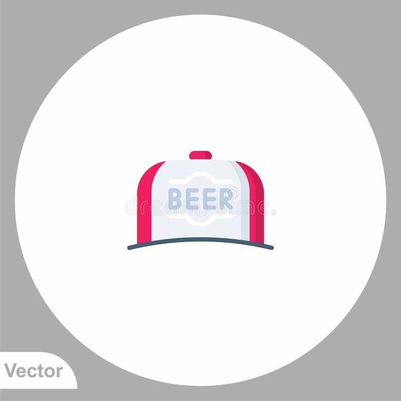 Cap Vector Icon Sign Symbol Stock Vector - Illustration of element ...