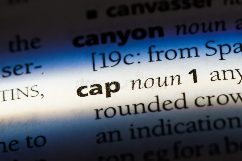 Cap stock image. Image of paper, closeup, concept, page - 114405801