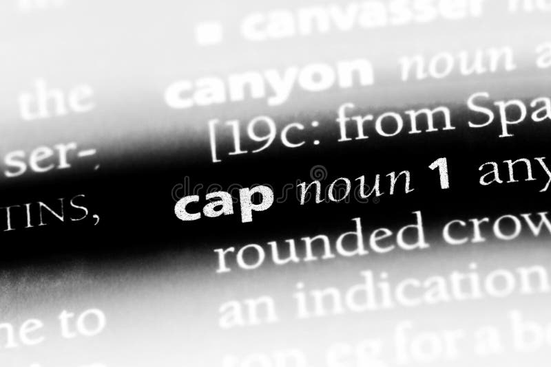 Cap stock image. Image of info, macro, definition, isolated - 114407989