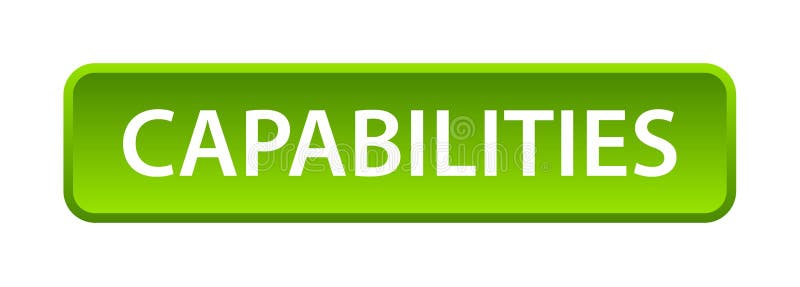 Capabilities button stock vector. Illustration of business - 220496029
