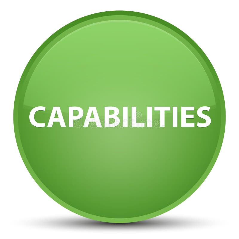 Capabilities Special Blue Banner Background Stock Illustration ...