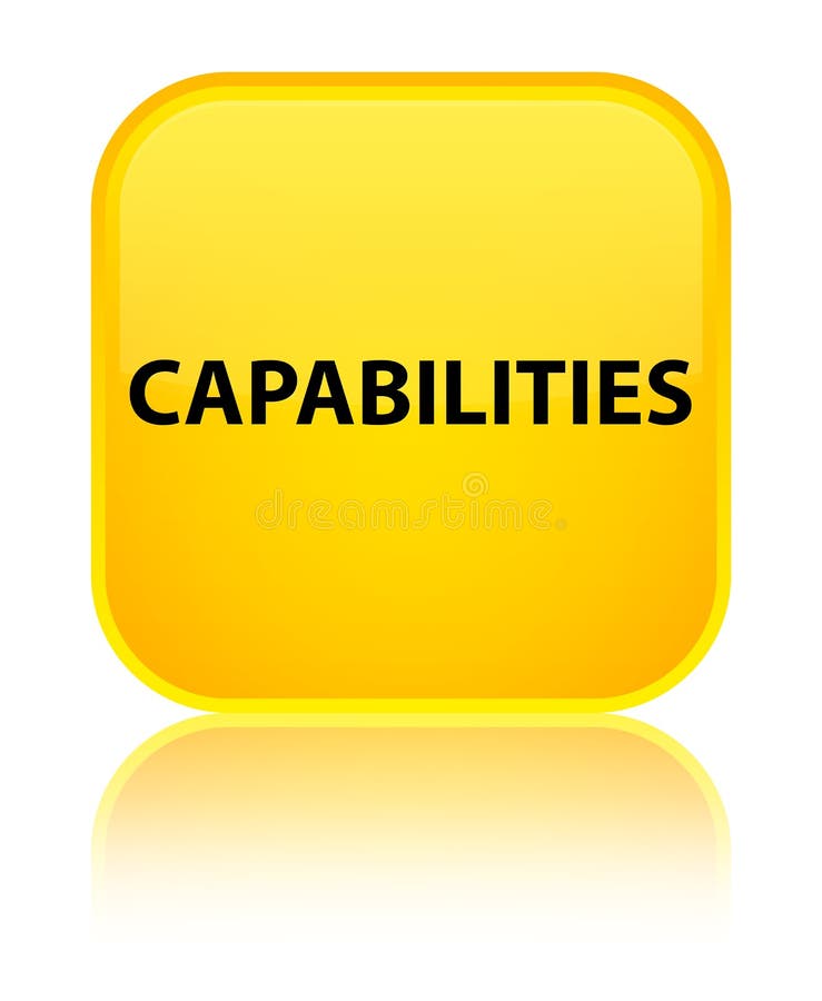 Capabilities Special Yellow Square Button Stock Illustration ...