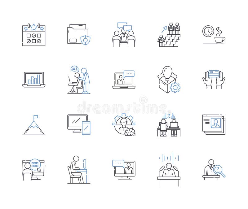 Capability and Competence Line Icons Collection. Expertise , Ability ...