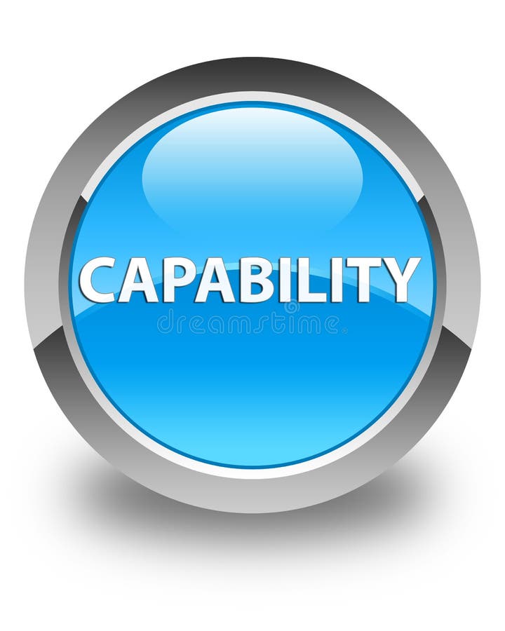Capability Blue Square Button Stock Illustration - Illustration of ...