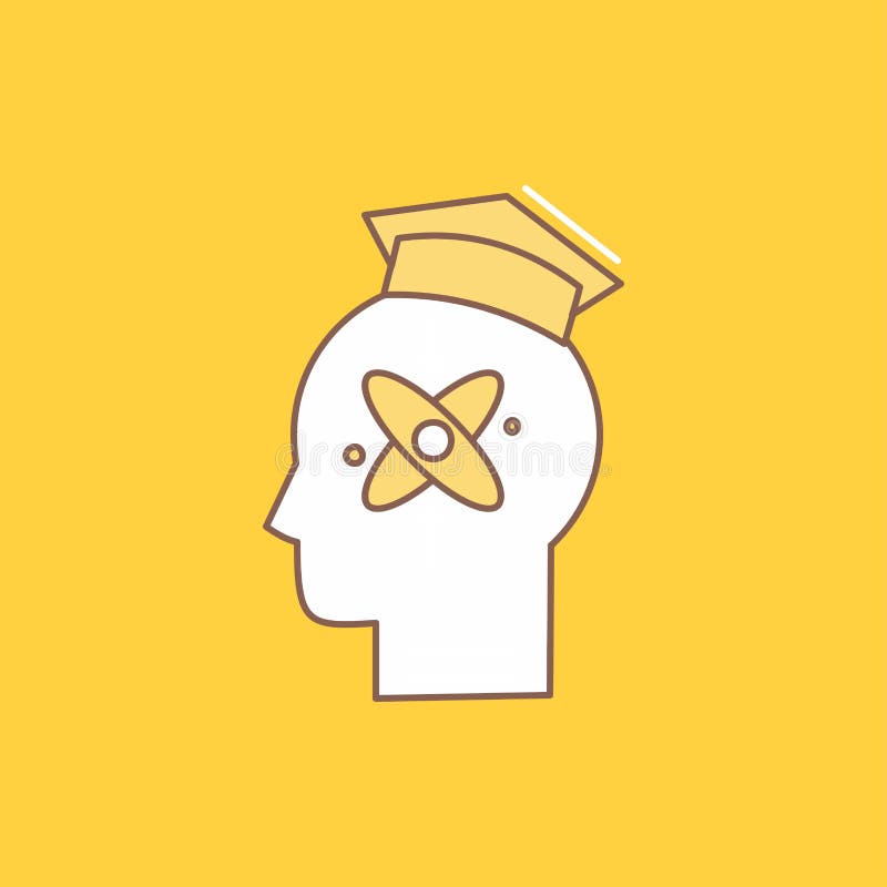 Capability, Head, Human, Knowledge, Skill Flat Line Filled Icon ...