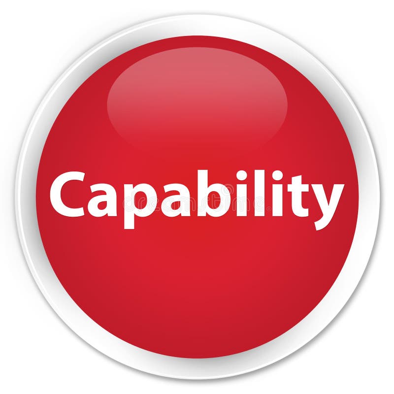 Capability Premium Red Tag Sign Stock Illustration - Illustration of ...