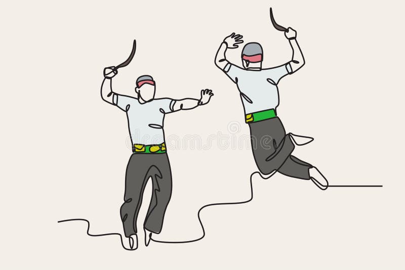 The Capable Dance is Performed Carrying a Shield Stock Vector ...