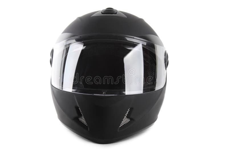 Capacete Preto, Brilhante Da Motocicleta Imagem de Stock - Imagem de ...