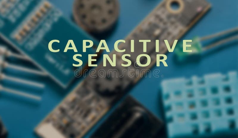 Capacitive Sensor stock illustration. Illustration of science - 340997712