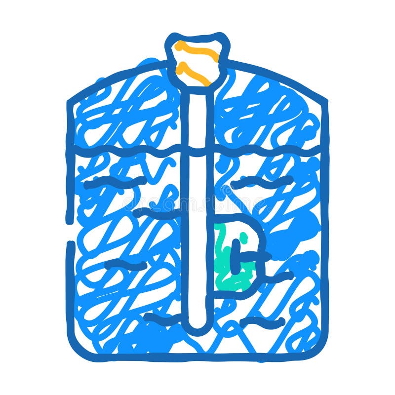 Capacitive Sensor Icon Doodle Illustration Stock Vector - Illustration ...