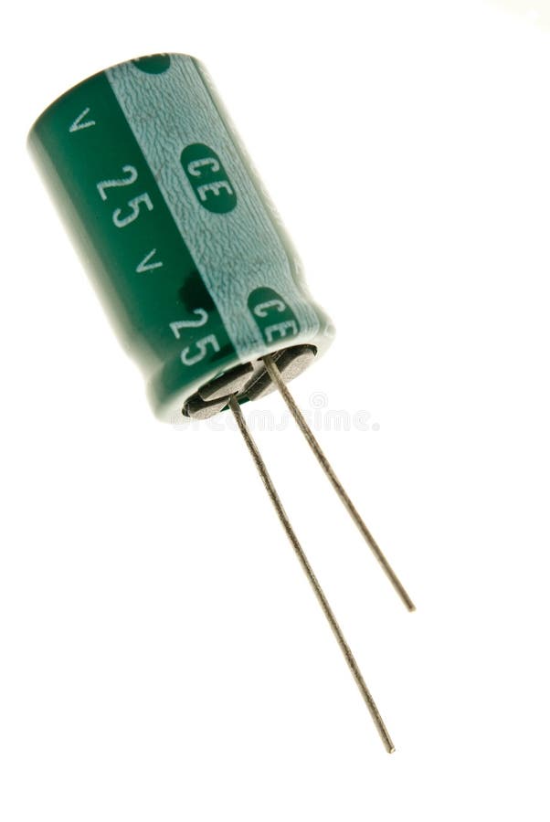Capacitor stock image. Image of macro, component, black - 14009865