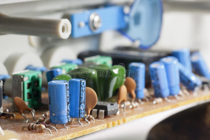 Capacitor stock photo. Image of chip, electricity, capacitor - 22828036