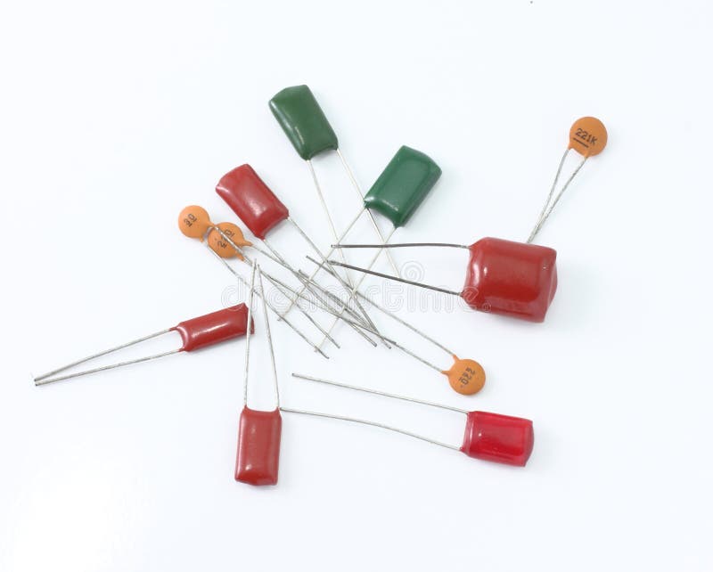 Capacitor stock image. Image of color, parts, electricity - 48317763