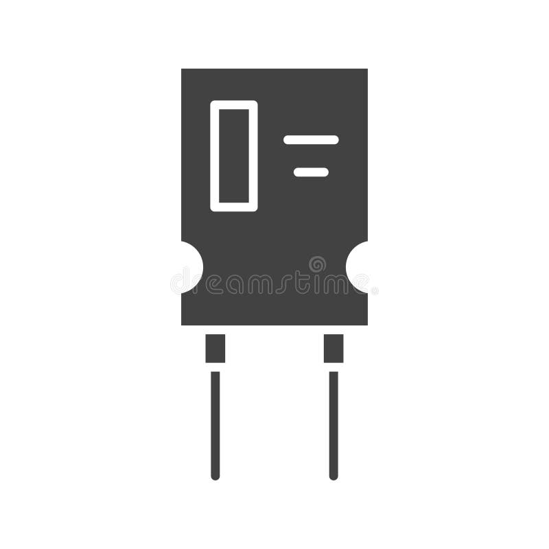 Capacitor Icon Vector Image. Stock Vector - Illustration of ...