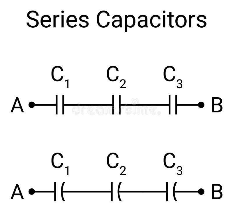 LED in a Series Circuit stock vector. Illustration of connected - 207354988