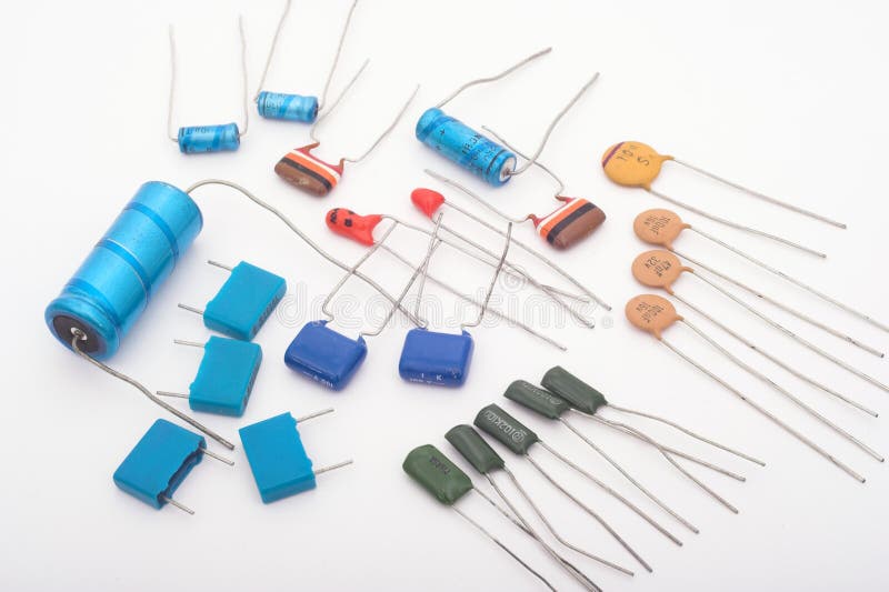 Capacitors stock image. Image of engineering, technology - 464037