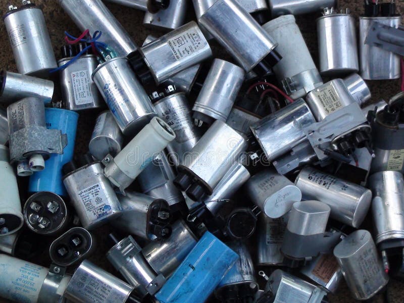 Assorted High Voltage Electrical Capacitors Stock Photos - Free ...