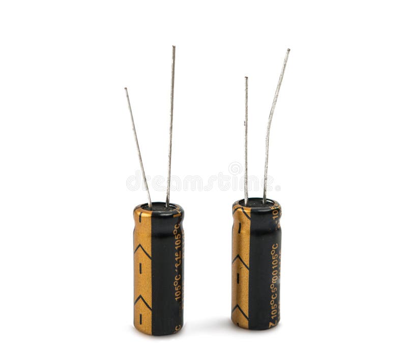 Capacitors isolated stock image. Image of computer, store - 29406027