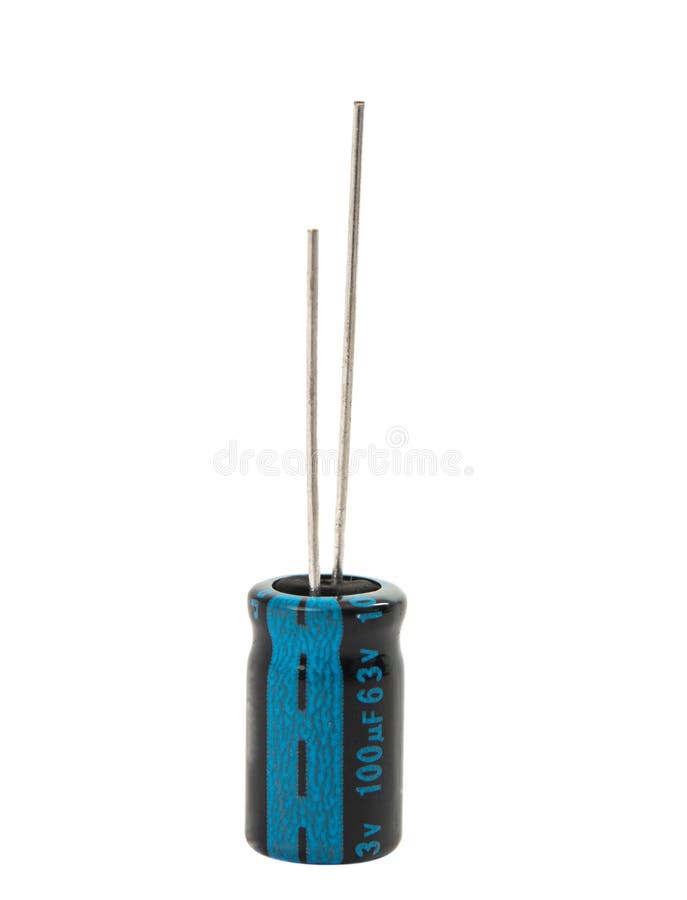Capacitors Electricity Isolated Stock Image - Image of diagonal ...