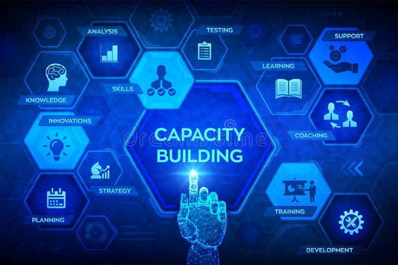 Capacity Building Vector Illustration Concept Stock Vector ...
