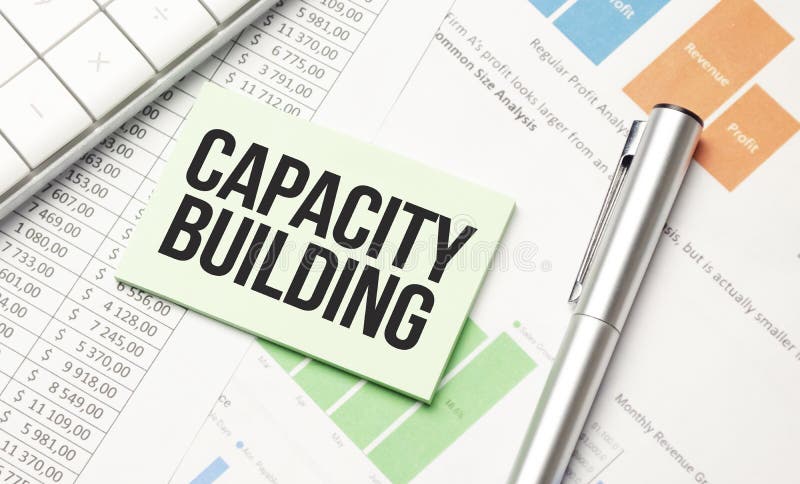 CAPACITY BUILDING Text Written in a Notebook Stock Image - Image of ...