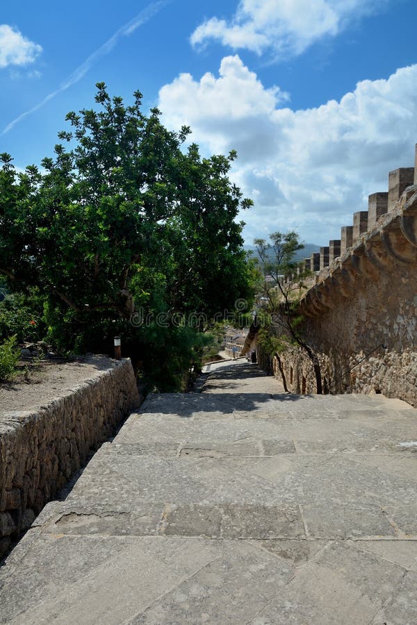 Capdepera Castle stock image. Image of destinations, architecture ...