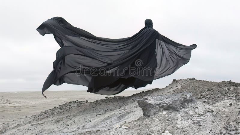 A Cape that Allows the Wearer To Glide on Air Currents Soaring Above ...
