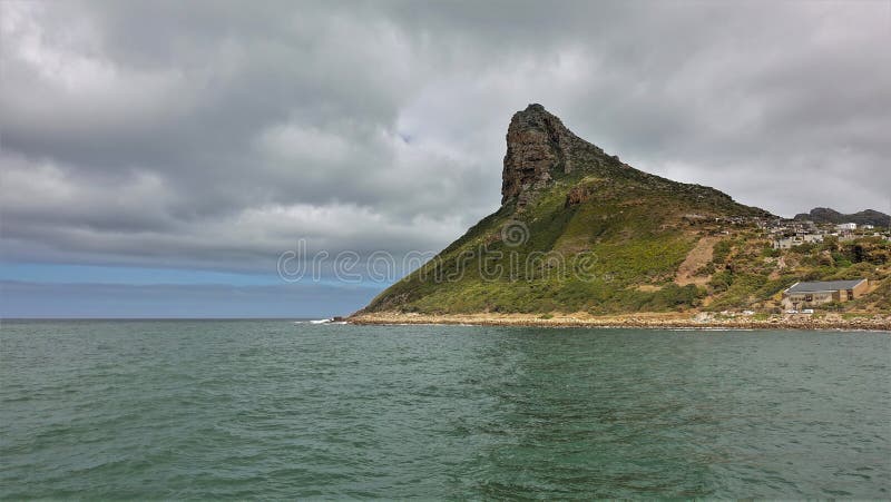 Cape in the Atlantic Ocean. a Picturesque Mountain Stock Photo - Image ...