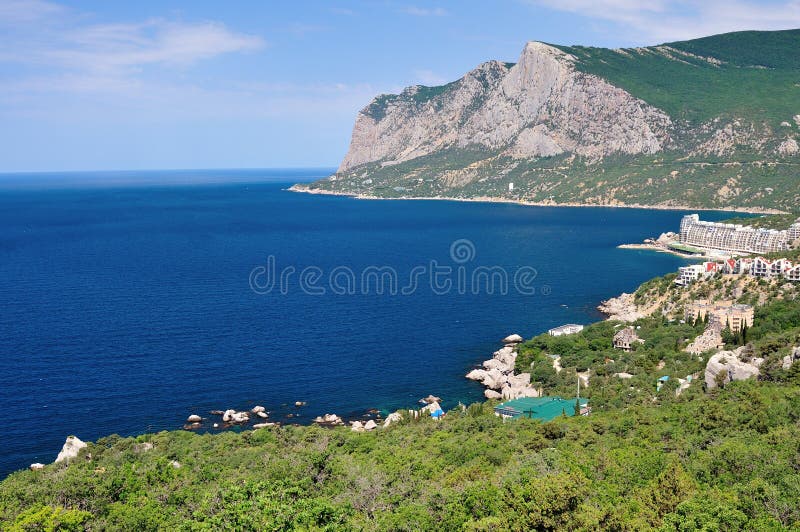 Cape Aya in Crimea stock image. Image of adventure, beautiful - 31880537