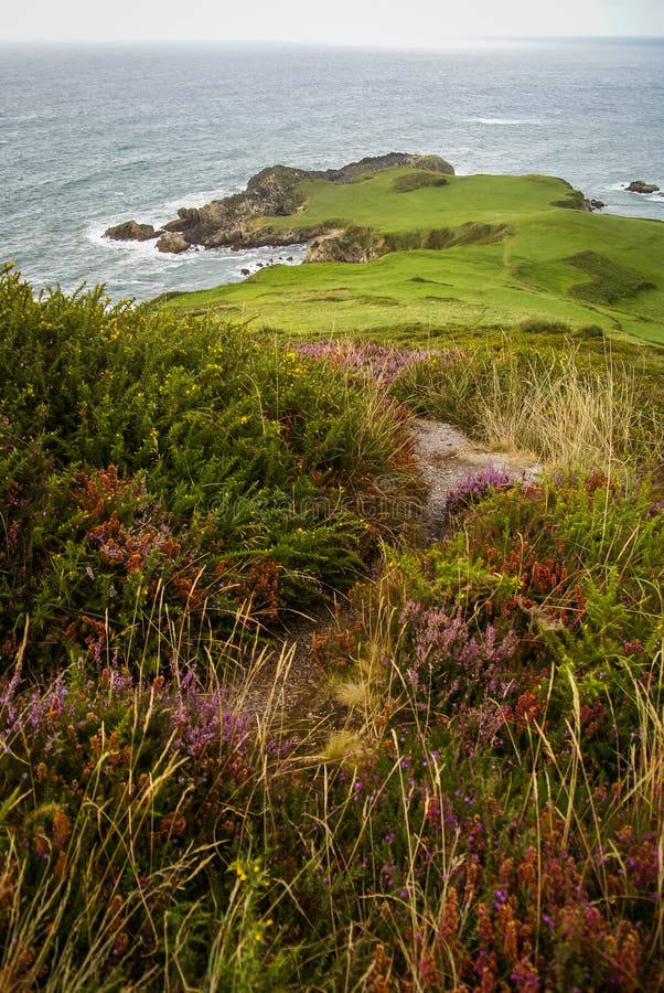 Cape between the Beaches Toranda and Torimbia, Asturia, Spain Stock ...