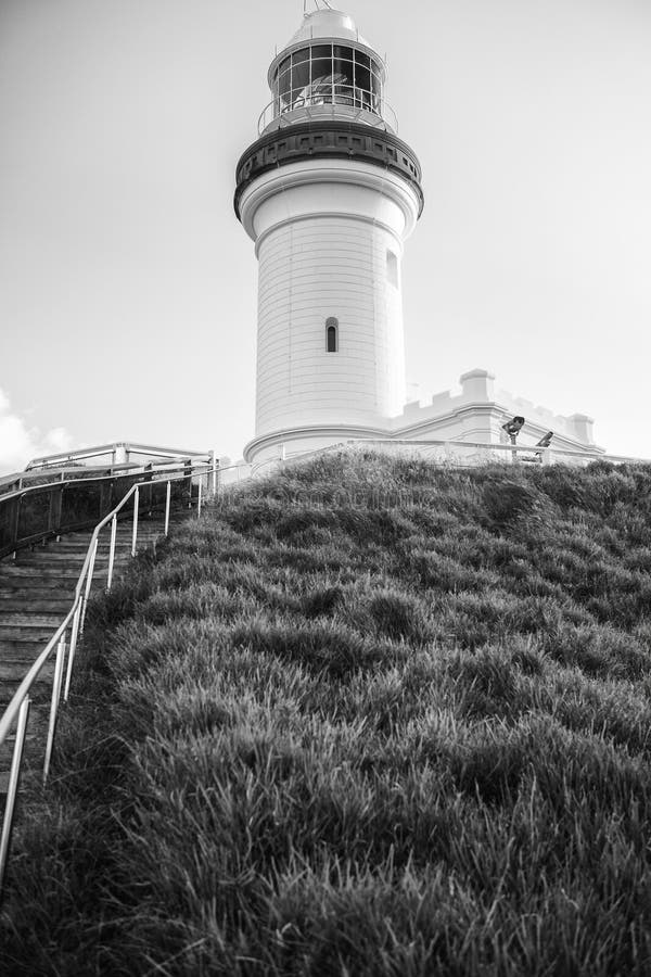 Cape Byron Lighthouse stock photo. Image of navigation - 71113894