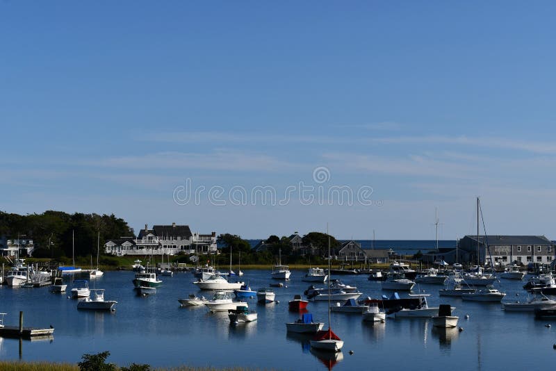 Cape Cod Boats editorial stock image. Image of wave - 268049024
