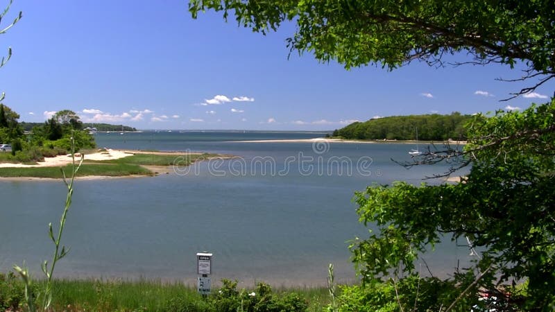 Cape Cod paradise lagoon stock footage. Video of exotic - 347509672
