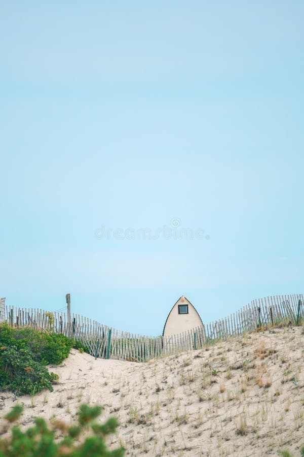 Cape Cod Dune Shack stock image. Image of dune, cape - 303456403