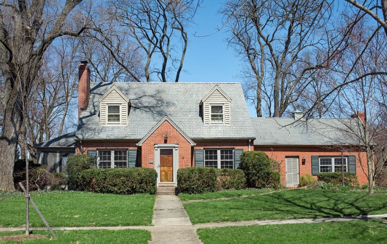 Brick Cape Cod Home Stock Photos - Free & Royalty-Free Stock Photos ...