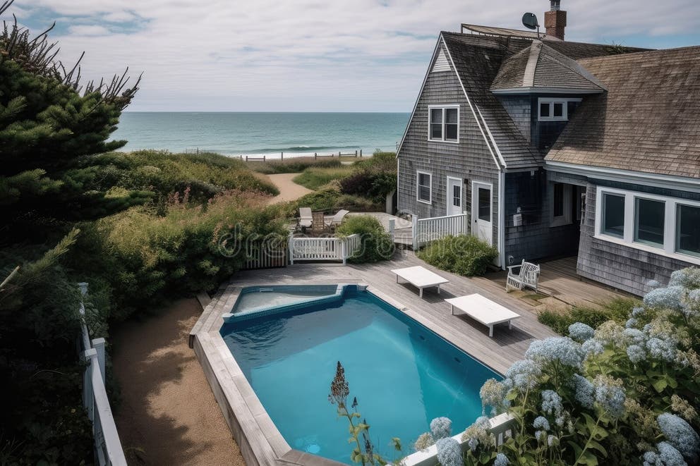 Cape Cod House with Private Beach Access, View of the Ocean, and ...