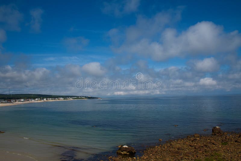 Cape Cod Massachusetts Beach Was by Ocean Stock Image - Image of travel ...