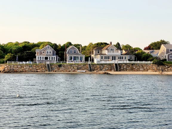 Cape Cod Pninsula in Massachusetts Stock Photo - Image of reflection ...